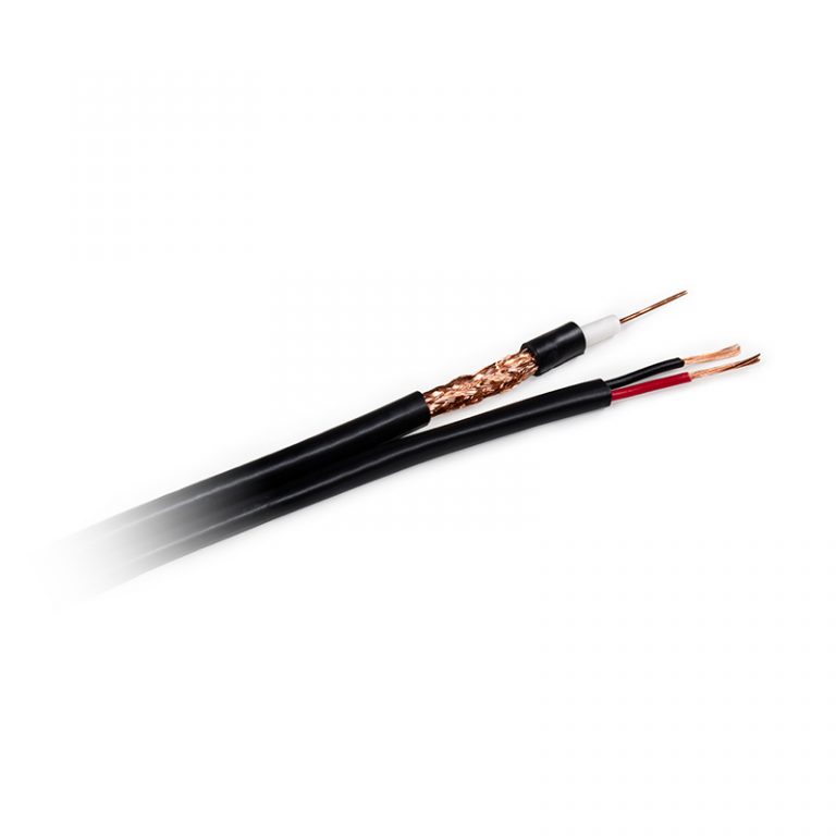 Hyperline | Coax Cable RG 59 Bare Copper Siamese 2/C 18 AWG Conductor ...